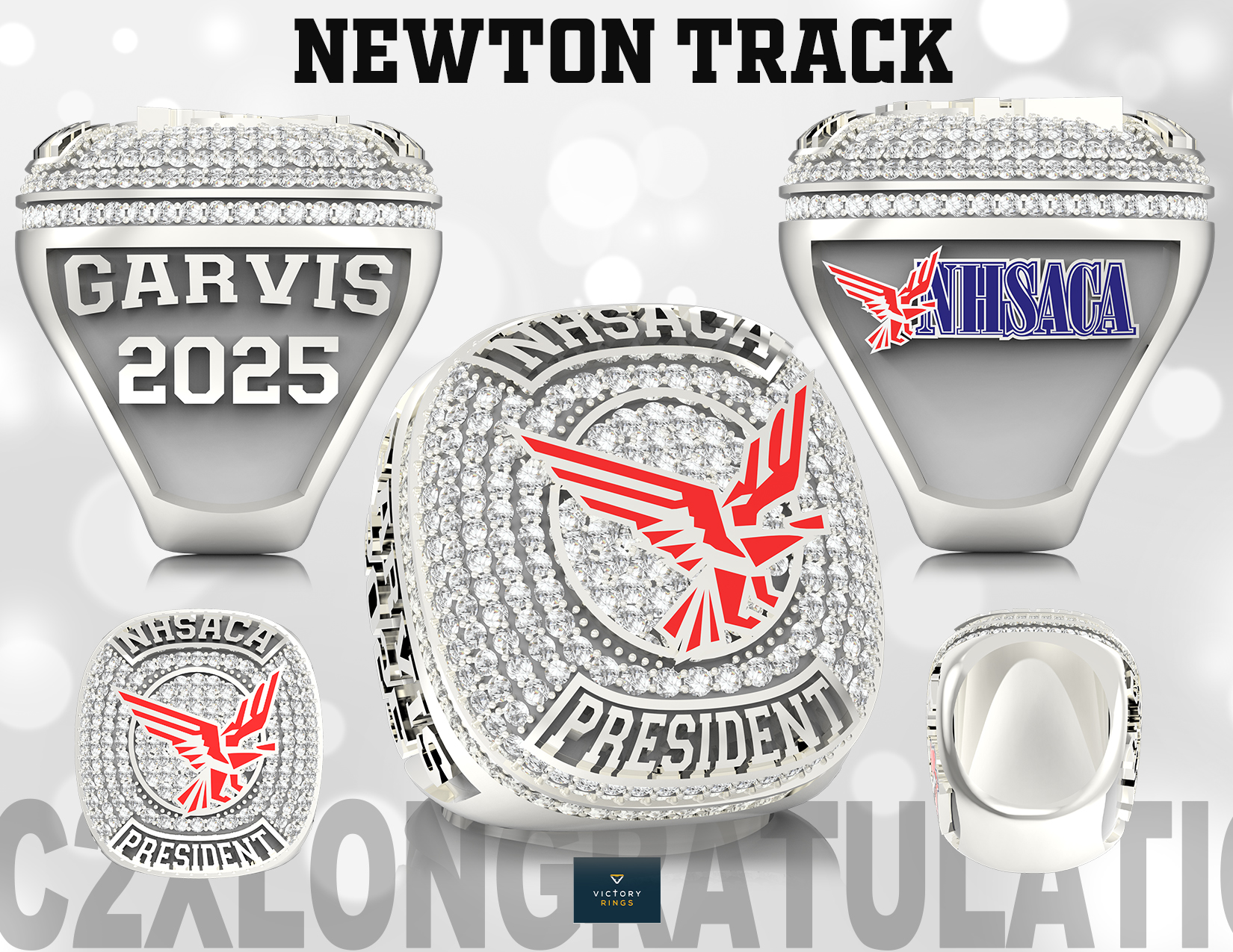NHSACA President Ring – Victory Rings